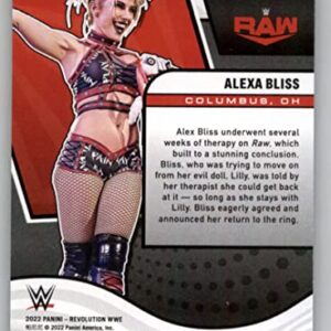 2022 Panini Revolution WWE #10 Alexa Bliss Raw Wrestling Trading Card