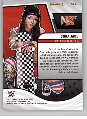 2022 Panini Revolution WWE #61 Cora Jade NXT 2.0 Wrestling Trading Card