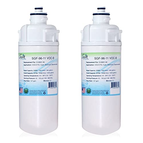 Swift Green Filters SGF-96-11 VOC-B Compatible Commercial Water Filter for EV9691-56 (2 Pack),Made in USA