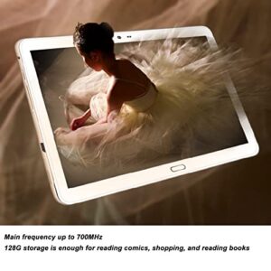 Glasses Free 3D Tablet,10.8in 128G 2.5K HD Display Tablet with Smart Switching Technology from 2D Convert to 3D,4G RAM,128G ROM,G Sensor,5MP Front and 13MP Rear Dual Camera,Touch Screen(US Plug)