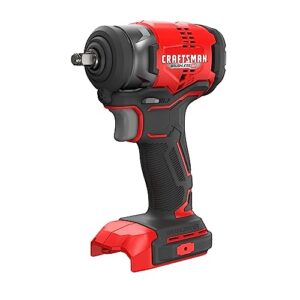 craftsman v20 rp cordless impact wrench, 3/8 inch drive, bare tool only (cmcf911b)