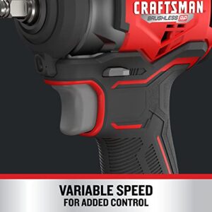 Craftsman V20 RP Cordless Impact Wrench, 3/8 inch Drive, Bare Tool Only (CMCF911B)