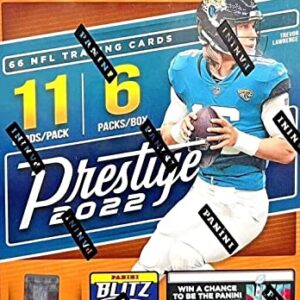 2022 Panini Prestige NFL Football Blaster Box (66 cards/bx) Look for Blaster Exclusive Diamond Parallel and Rookie Cards and Autos Superior Sports Investments Exclusive !