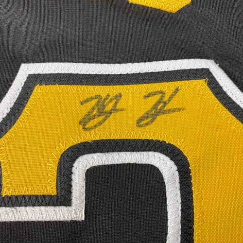 Autographed/Signed Ke'Bryan Hayes Pittsburgh Black Baseball Jersey Beckett BAS COA