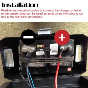 Taigoehua (11FT 10AWG) 10 Gauge Wire Tinned Copper Tray Cable - Connect Charge Controller and Battery