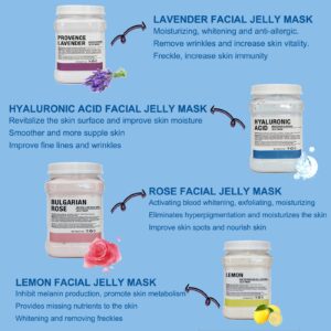 Lancity Jelly Mask Peel Off Face Masks SkinCare, Natural Gel Powder for Facial Mask, Professional hydrojelly Mask, Moisturizing & Hydrating for Wrinkles & Acne 23 Fl Oz