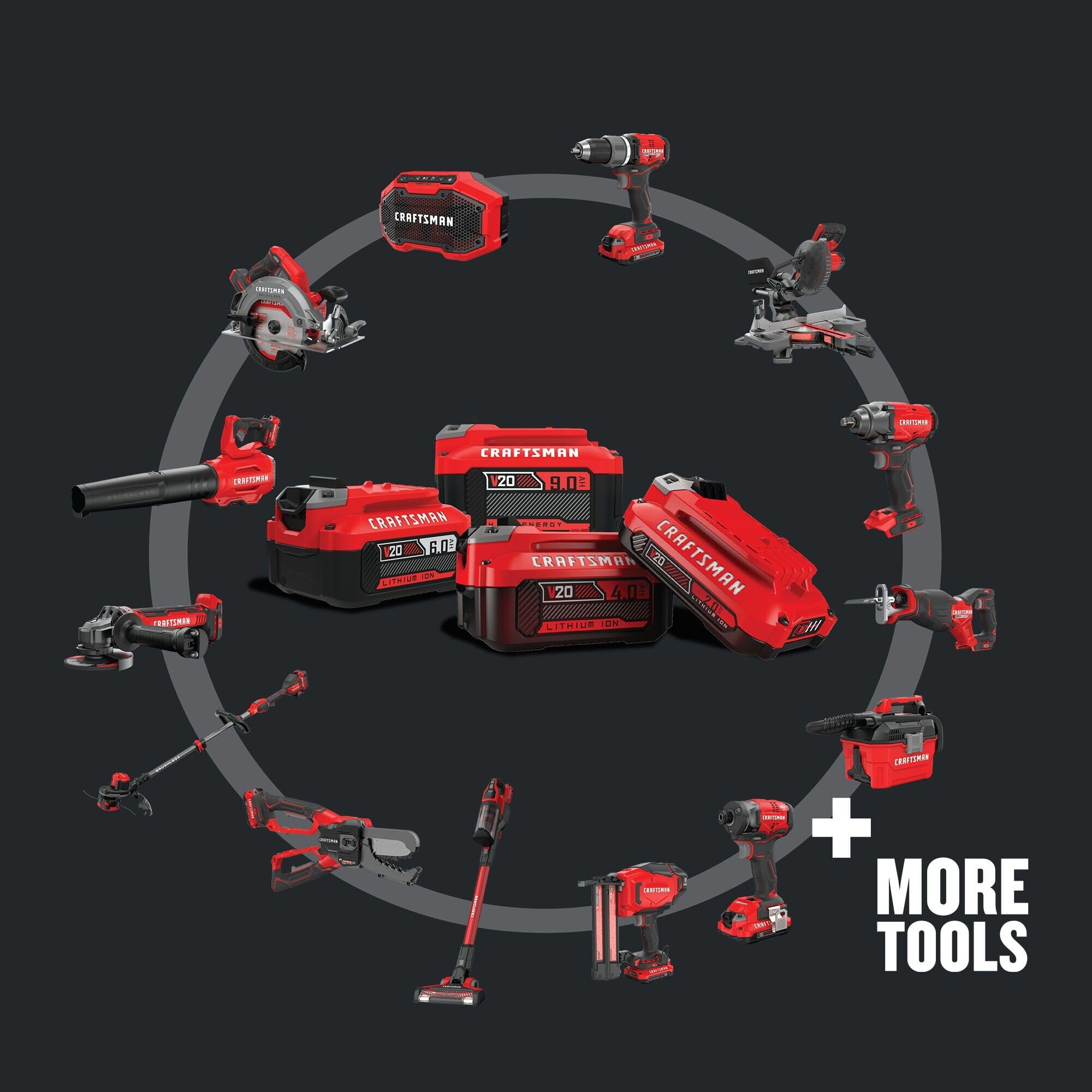 CRAFTSMAN V20 RP Cordless Jig Saw, 3 Orbital Settings, Up to 3,200 SPM, Variable Speed Keyless, Bare Tool Only (CMCS650B)