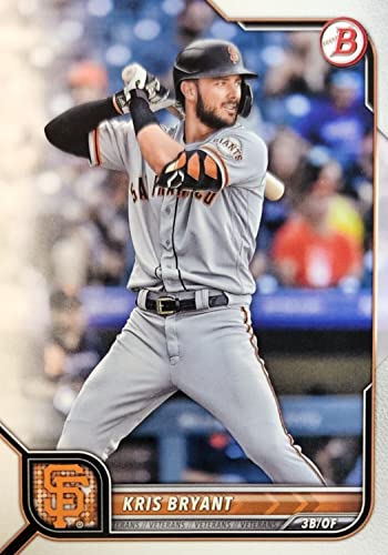 San Francisco Giants 2022 Bowman (made by Topps) Series 10 Card Team Set with Top Prospects