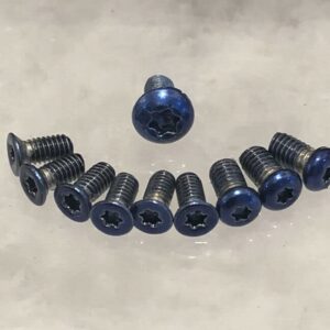 Blue Torx Screws Set for Spyderco Tenacious Resilience Pocket Knife Set of 10pcs TBLU-VAL-10