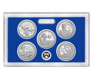 2022 s clad proof american women quarters 5-pc set no box or coa proof