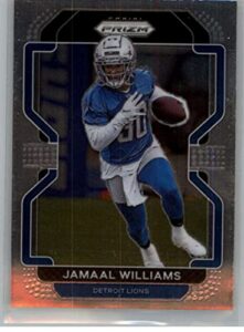 2021 panini prizm #150 jamaal williams detroit lions nfl football trading card