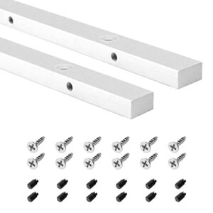 powertec 71518-p2 18-inch miter bar for any standard 3/4" x 3/8" miter slot, crosscut sled for table saw, router table, band saw, 2pk