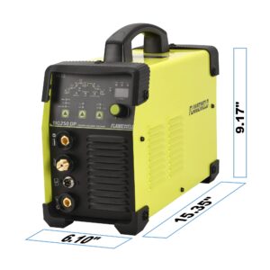 Flameweld Tig Welder Machine - TIG250DP 250Amps HF TIG/Spot TIG/Pulse TIG/MMA TIG Welder with IGBT Inverter, 110V/220V Dual Voltage Welding Machine