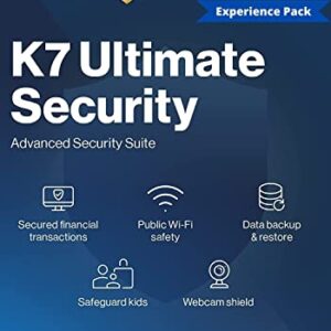 K7 Ultimate Security Antivirus Software 2023 |1 Device, 2 Months Experience Pack | Antivirus,Internet Security,Mobile Protection|Windows laptop,PC, Mac,Phones,Tablets 24 hr email Delivery