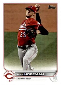 2022 topps #553 jeff hoffman cincinnati reds series 2 mlb baseball trading card