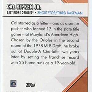 2022 Topps Welcome to the Show #WTTS-6 Cal Ripken Jr. NM-MT Baltimore Orioles Baseball