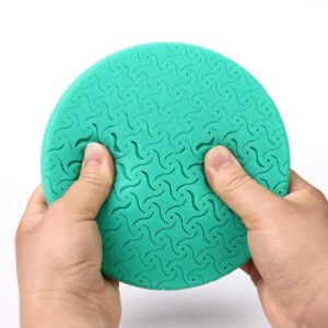 Buffing Polishing Pads 5 Inch, CAR ROAD 7PCs 5.5 Inch Face for 127mm Kit for Car Buffer Polisher Cutting Polishing Pad Kit for Car Buffer Compounding,Polish and Waxing (5 Inch(125mm))