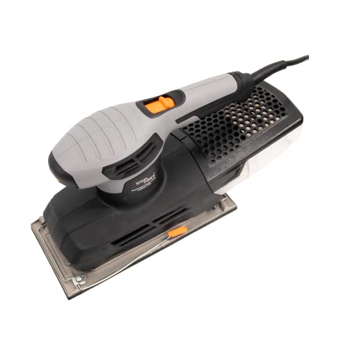 Steel Force PFS300 2.5 Amp 6000-12,000 OPM 9×4.5 inch Sheet Sander with Super Large Sanding Base and Variable Speed