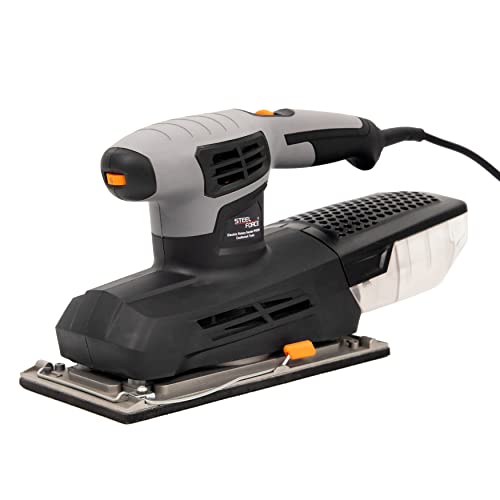 Steel Force PFS300 2.5 Amp 6000-12,000 OPM 9×4.5 inch Sheet Sander with Super Large Sanding Base and Variable Speed