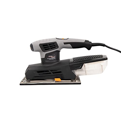 Steel Force PFS300 2.5 Amp 6000-12,000 OPM 9×4.5 inch Sheet Sander with Super Large Sanding Base and Variable Speed