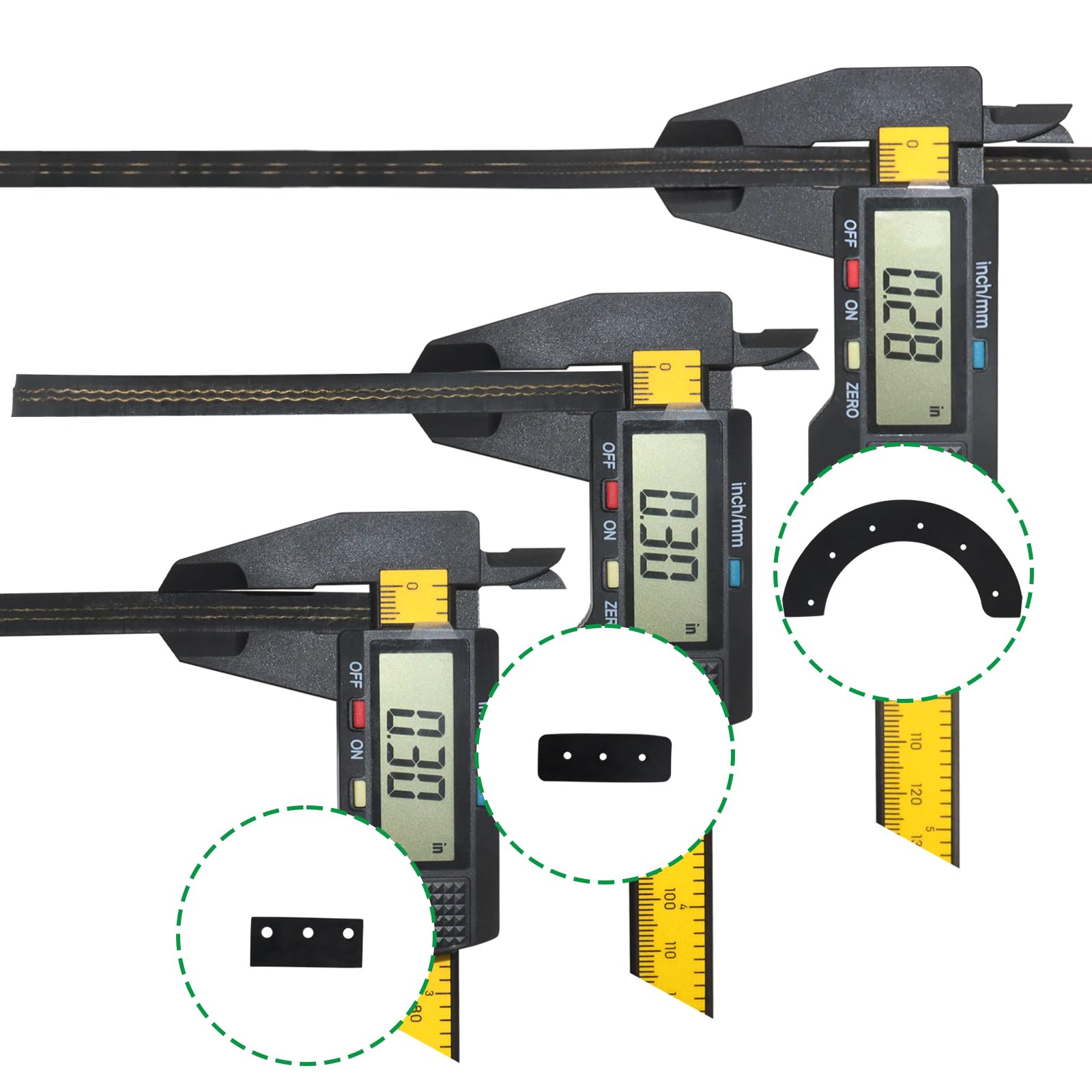 POSEAGLE 302565MA Auger Blade with 55323ma Scraper Blade Replaces Murray 302565, 335992MA, 1687312YP for Murray 5021R, 5021E, 525-21, 650-21, PM40, PSB210, PM50E, PSB210E, SN421, 521E Snow Blowers