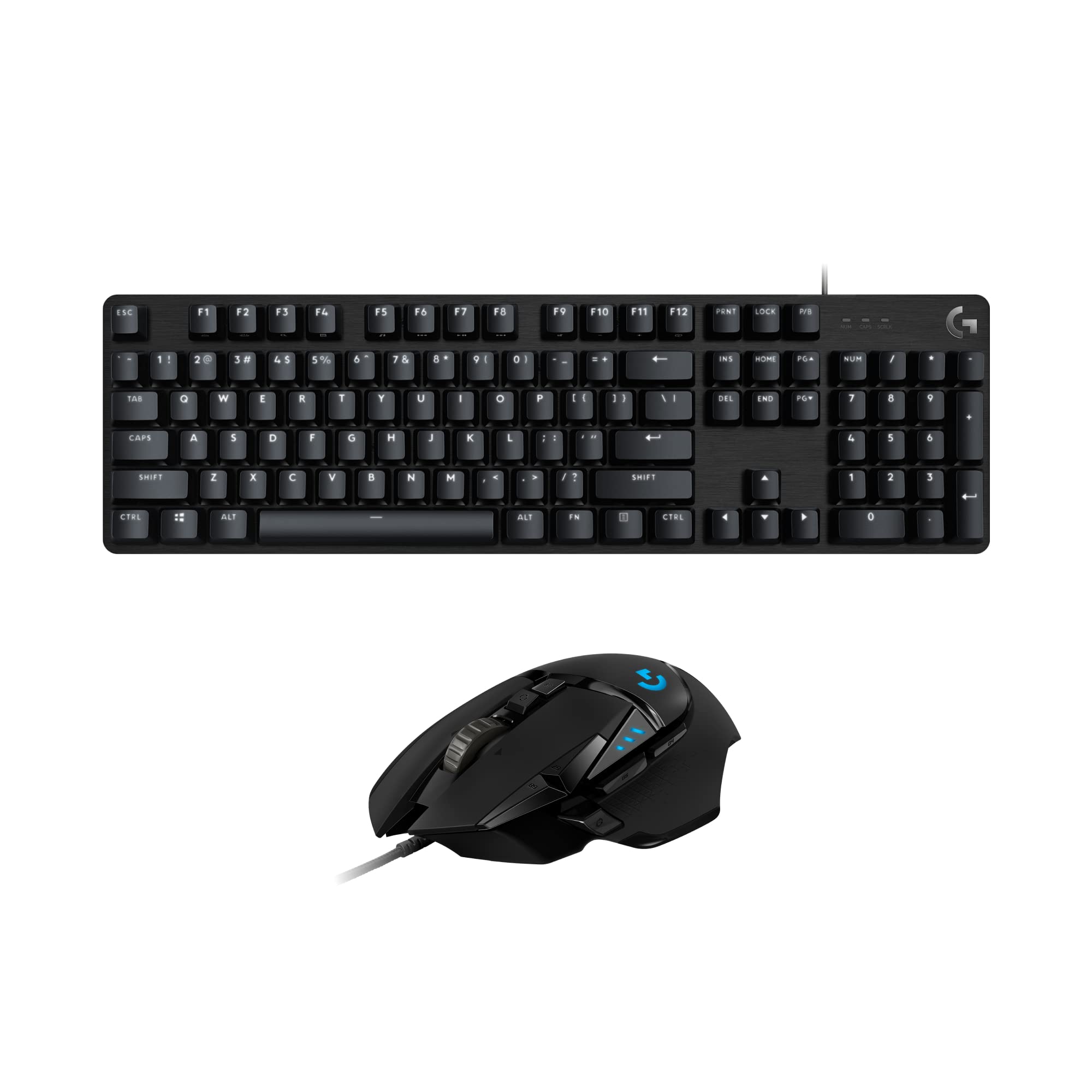 Logitech G413 SE Mechanical Gaming Keyboard and Logitech G502 HERO High Performance Gaming Mouse Bundle