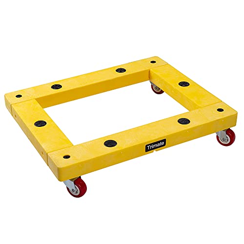 trimate KD Furniture Dolly, 300Lbs, Rectangle: 20”x16”, by, Multicolor