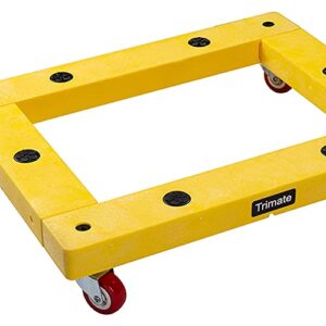 trimate KD Furniture Dolly, 300Lbs, Rectangle: 20”x16”, by, Multicolor