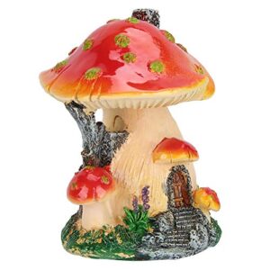 Vikye Mushroom Decor, Miniature Gardening Bonsai Ornament Craft Statue Desk Decoration Accessories for Garden Decoration