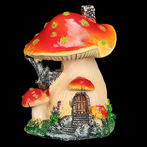 Vikye Mushroom Decor, Miniature Gardening Bonsai Ornament Craft Statue Desk Decoration Accessories for Garden Decoration