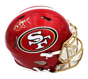 steve young signed san francisco 49ers speed authentic flash nfl helmet - autographed nfl helmets