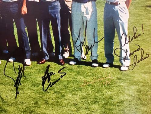 1988 Fred Meyer Classic Tournament Autographed Framed 16x20 Photo With 21 Signatures Including Jack Nicklaus & Payne Stewart JSA #Z99687 - Autographed Golf Photos