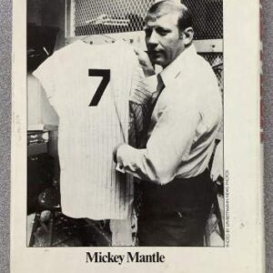 Mickey Mantle Signed Book The Mick HCB New York Yankees HOF Autograph AS WSC JSA - MLB Autographed Miscellaneous Items