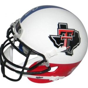 Patrick Mahomes Autographed Texas Tech Red Raiders Texas Flag Mini Helmet Jsa - Autographed College Mini Helmets