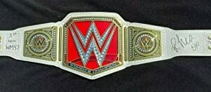 Rhea Ripley Signed Inscribed WWE Raw Women's Champion Replica Title Belt JSA COA - Autographed Wrestling Miscellaneous Items