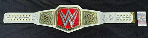 Rhea Ripley Signed Inscribed WWE Raw Women's Champion Replica Title Belt JSA COA - Autographed Wrestling Miscellaneous Items