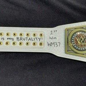 Rhea Ripley Signed Inscribed WWE Raw Women's Champion Replica Title Belt JSA COA - Autographed Wrestling Miscellaneous Items