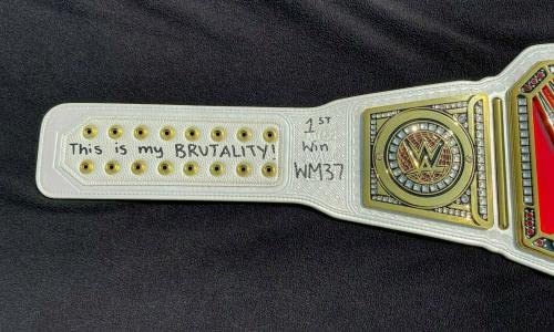 Rhea Ripley Signed Inscribed WWE Raw Women's Champion Replica Title Belt JSA COA - Autographed Wrestling Miscellaneous Items