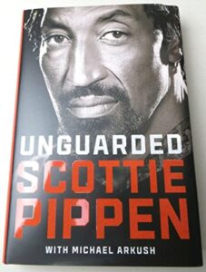 scottie pippen signed autographed hardcover book unguarded chicago bulls jsa - nba autographed miscellaneous items