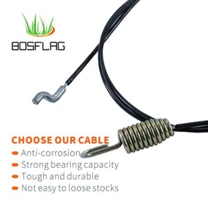 BOSFLAG 946-04230b Auger Cable Replaces MTD 946-04230b, 746-04230 Cable, 746-04230a, 946-04230b, 946 04230b, 746 04230, 746 04230a, 946 04230b Cable for MTD SB624, SB626, SB628, SB630 Snowblowers