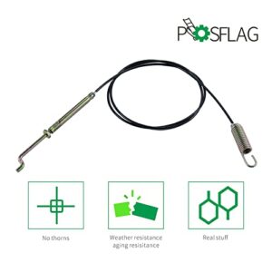 POSFLAG 946-0898 Drive Clutch Cable Replaces MTD 946-0898 Drive Cable 946-0898 Cable, MTD 746-0898 Cable, MTD 746-0898b, 946 0898, MTD Clutch Cable Auger MTD 946-0898, MTD SnowBlower 946-0898