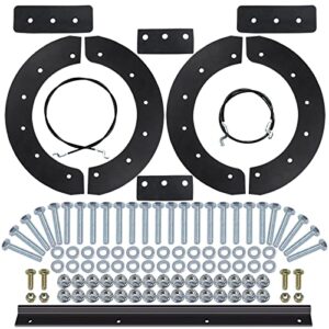 posflag 302565ma auger blade with 55323ma scraper blade replaces 302565, 335992ma, 723006, 723675, 55323, 724453 for murray 5021r, 5021e, hn421, sn421, mn421, 21-inch single stage snow throwers