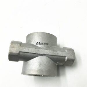 iMaykea 1/4", 3/8", 1/2", 1", 1.5", 2" NPT Thread Stainless Steel 304 Sight Glass Water Flow Indicator With Plastic Impeller (1-1/4" DN32)