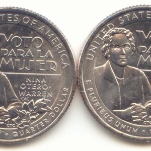 2022 P,D American Women, Washington Nina Otero-Warren 2 Coin Set, P and D Quarter Uncirculated