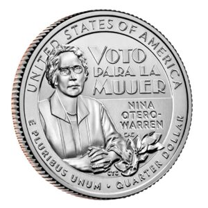 2022 P,D American Women, Washington Nina Otero-Warren 2 Coin Set, P and D Quarter Uncirculated