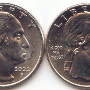 2022 P,D American Women, Washington Nina Otero-Warren 2 Coin Set, P and D Quarter Uncirculated