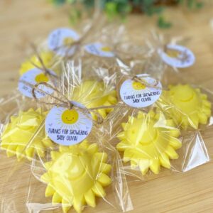 Sun Baby Shower Soaps - You Are My Sunshine Baby Shower Favors, First 1st Trip Around The Sun Birthday Decorations, 1st Birthday Party Gift