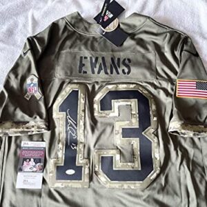 TAMPA BAY BUCCANEERS MIKE EVANS signed AUTHENTIC NIKE SALUTE SERVICE JERSEY JSA - Autographed NFL Jerseys