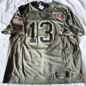 TAMPA BAY BUCCANEERS MIKE EVANS signed AUTHENTIC NIKE SALUTE SERVICE JERSEY JSA - Autographed NFL Jerseys