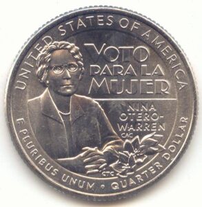 2022 d american women, washington nina otero-warren quarter uncirculated